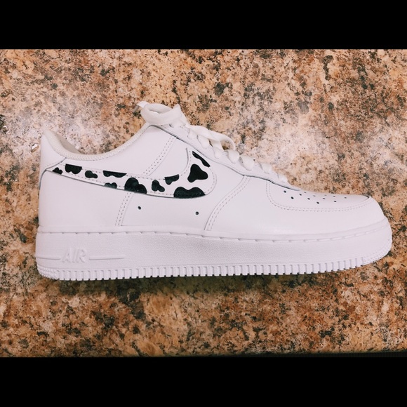 Nike | Shoes | Cow Print Air Force S | Poshmark